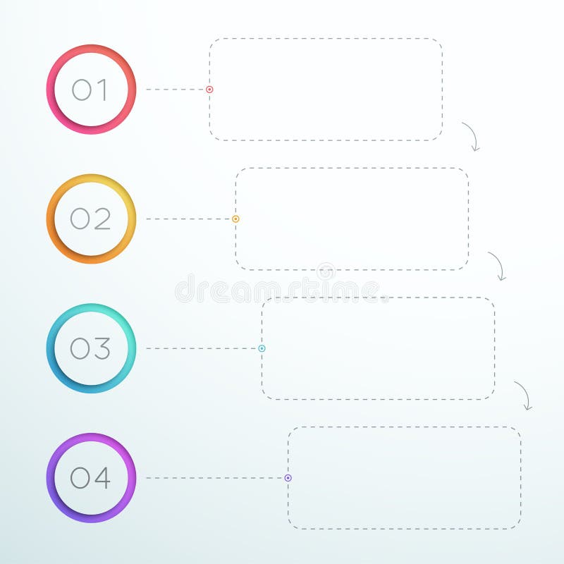 Infographic Number Circle Rings 1 To 12 Vector Stock Vector ...