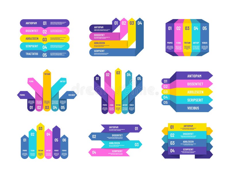 Step Infographic. Options or Process Arrow Graphs, Charts and Diagrams ...
