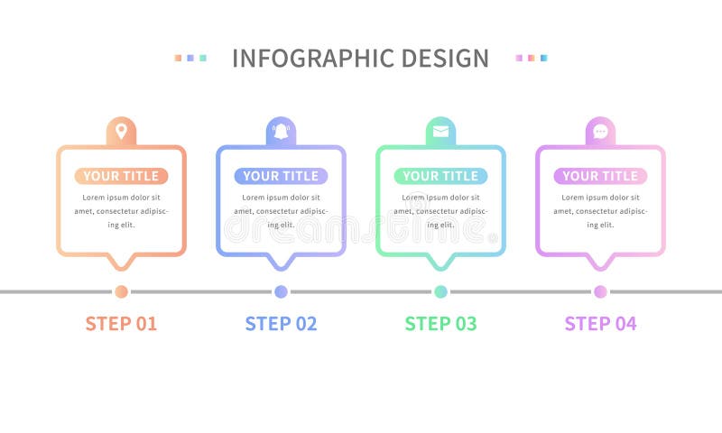 Modern Style Business Infographic with a Timeline Template To Introduce ...