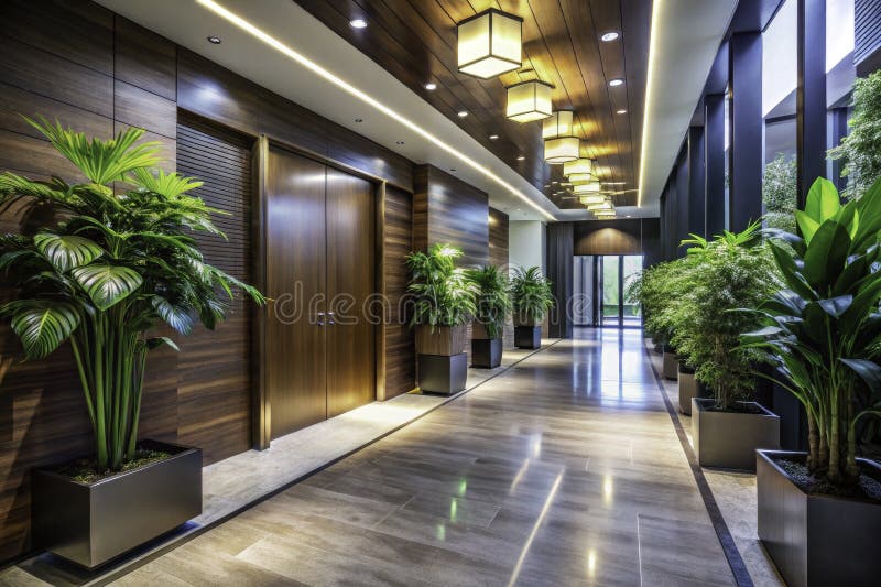 Enveloping Elegance a Long Exposure Exploration of a Modern Lobbys ...