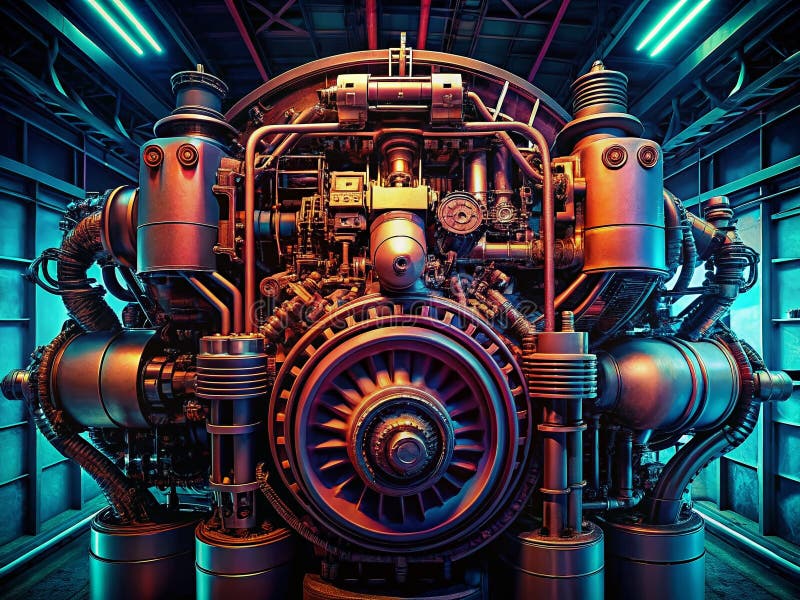 AweInspiring Architectural Photography of a Massive Industrial Engine ...