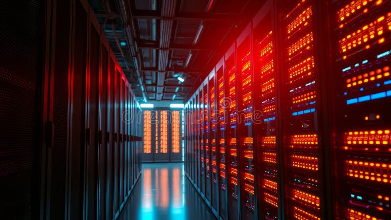 Illuminated Server Racks within a CuttingEdge Data Center a Deep Dive ...