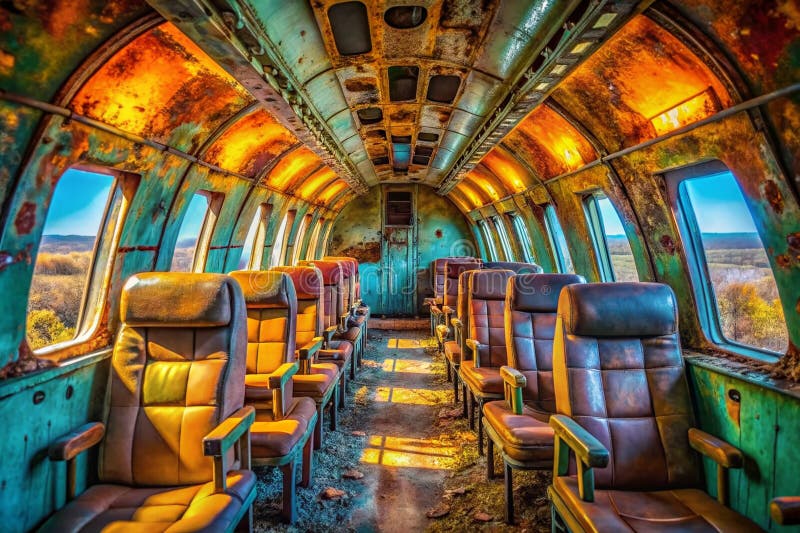 Rusty Metal and Faded Seats a Mysterious Journey through an Abandoned ...