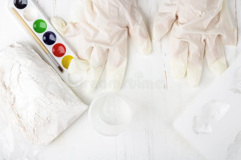 Step by Step Instruction: How To Make Plaster Figures. the Concept of ...