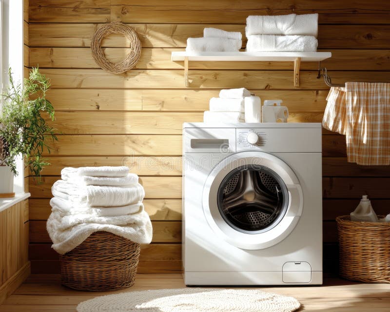 Step into this Inviting Contemporary Laundry Room, Where Efficiency ...