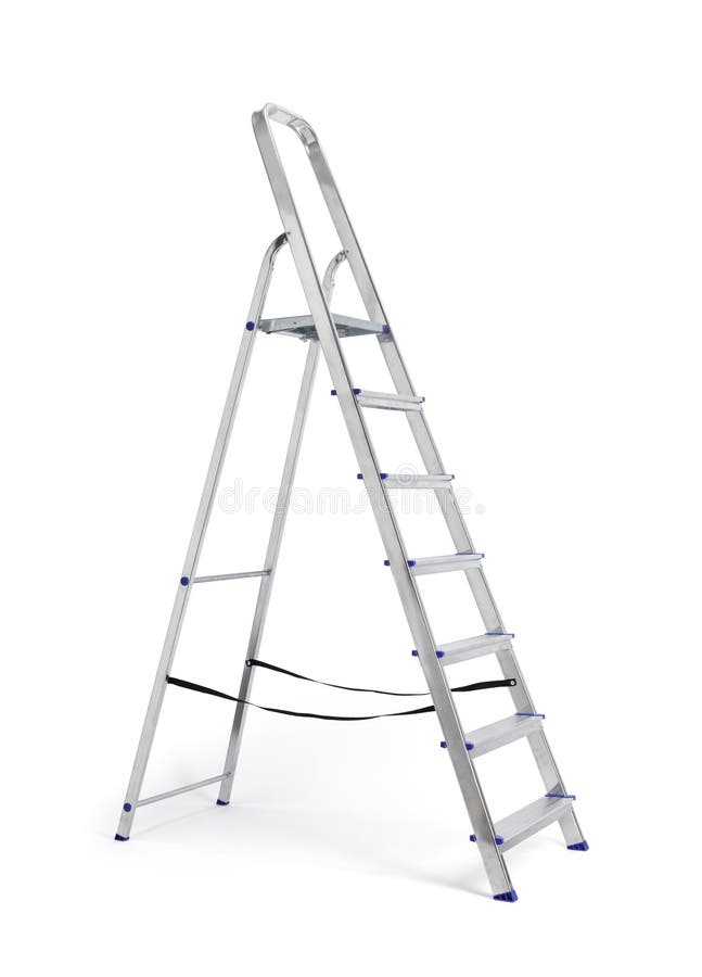 Ladder stock image. Image of steps, doors, computer, equipment - 4161191