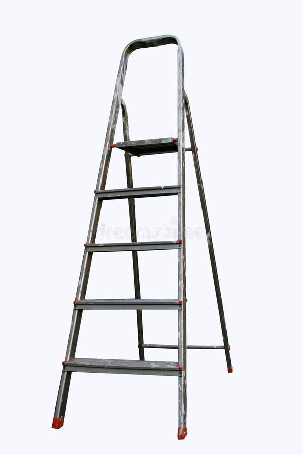 Step Ladder stock photo. Image of steel, metal, single - 6458780