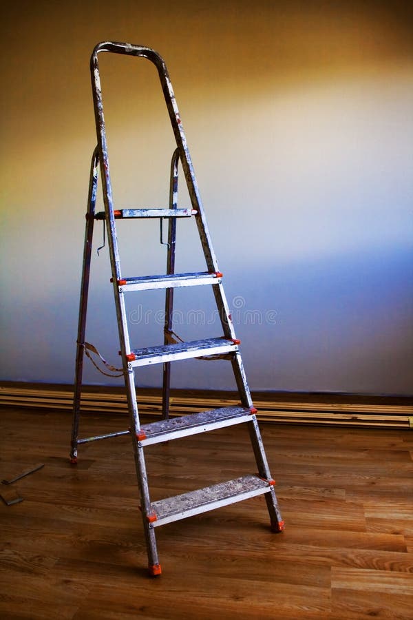 Step ladder stock photo. Image of structure, interior - 8730398