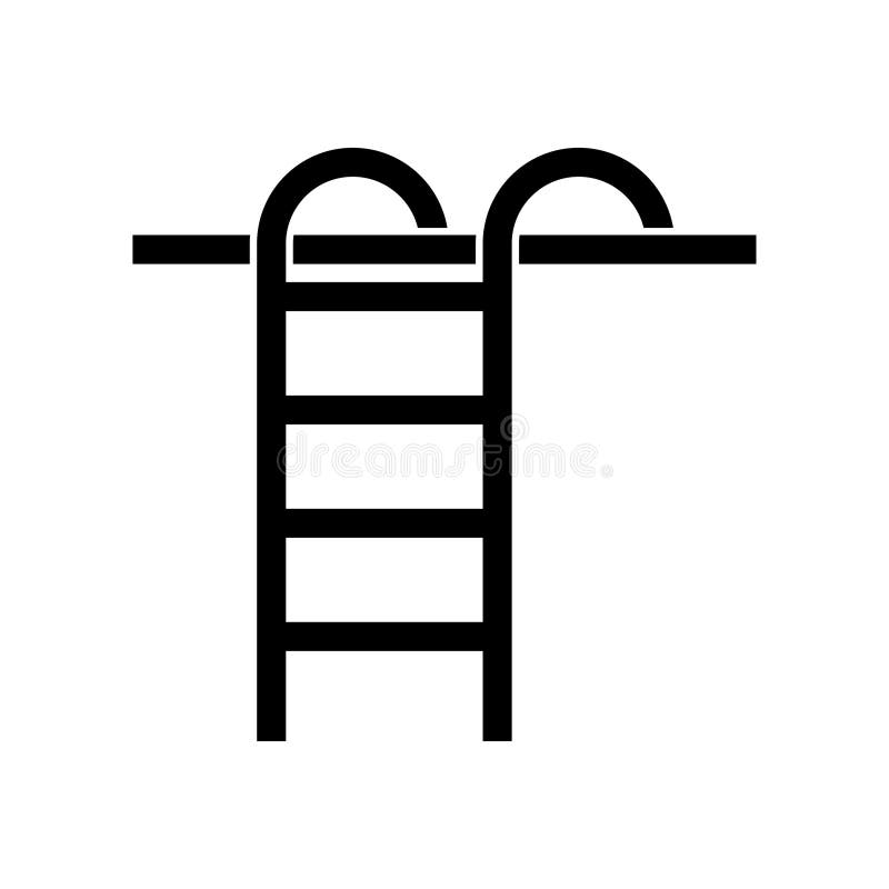 Step Ladder Icon Vector Design Template Basic RGB Stock Illustration ...