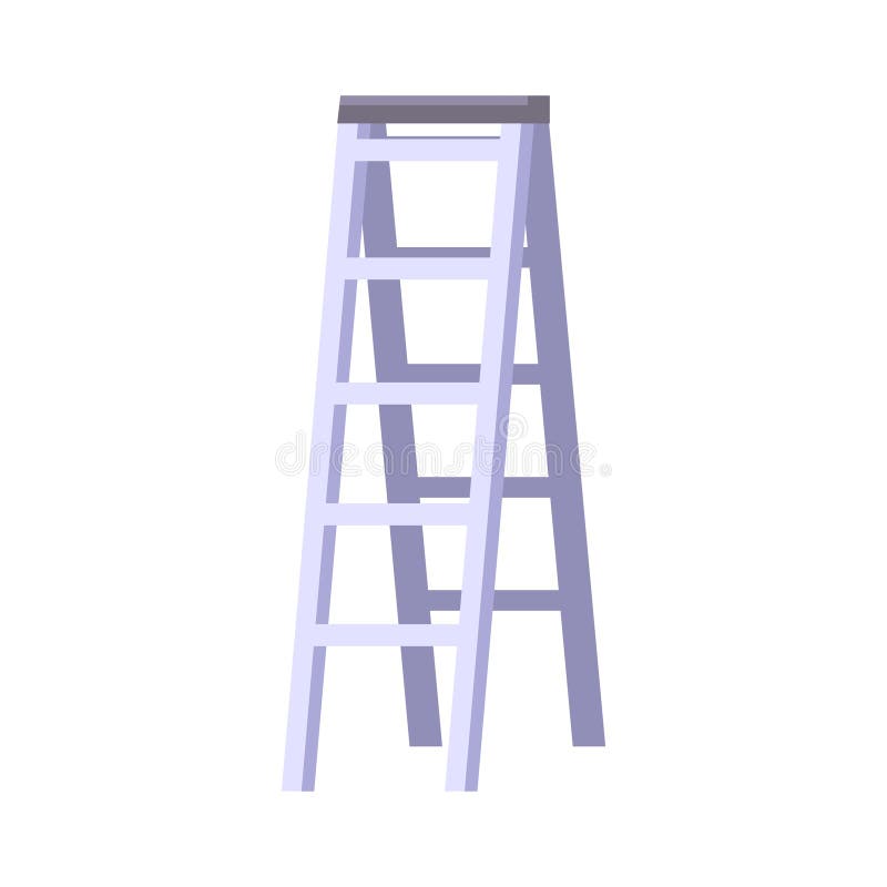 Step Ladder Icon Vector Illustration Stock Vector - Illustration of ...