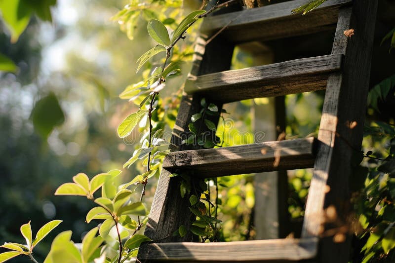 A Step Ladder Symbolizing Growth, Development, and a Bright Future ...
