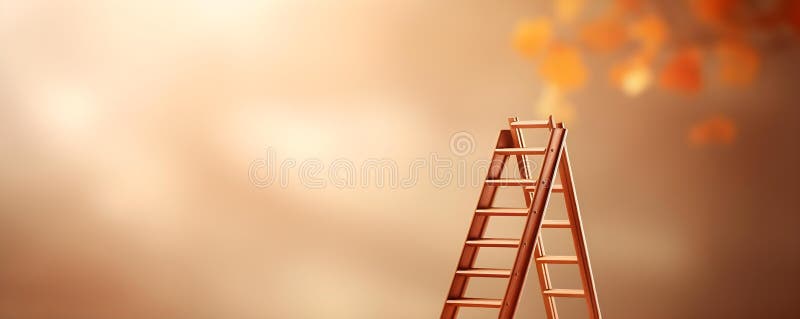 A Step Ladder Symbolizing Growth Development and a Bright Future ...