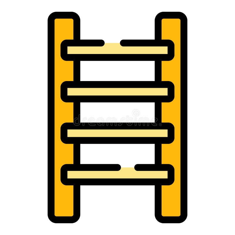 Step Ladder Tool Icon Color Outline Vector Stock Vector - Illustration ... Step Ladder Tool Icon Color Outline Vector Stock Vector - Illustration ...