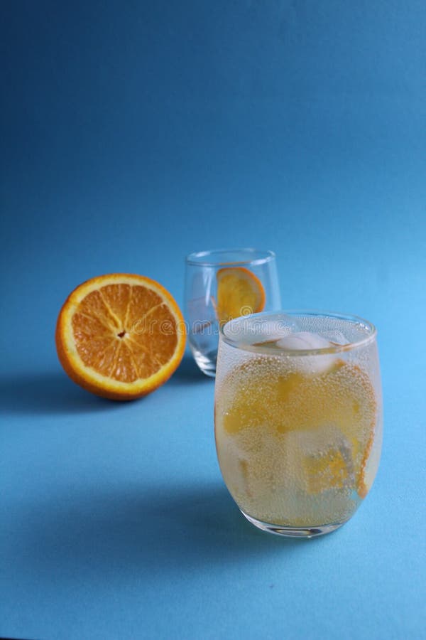 Step-by-step Making of Lemonade. Step 2. Pour the Fruit Orange with ...