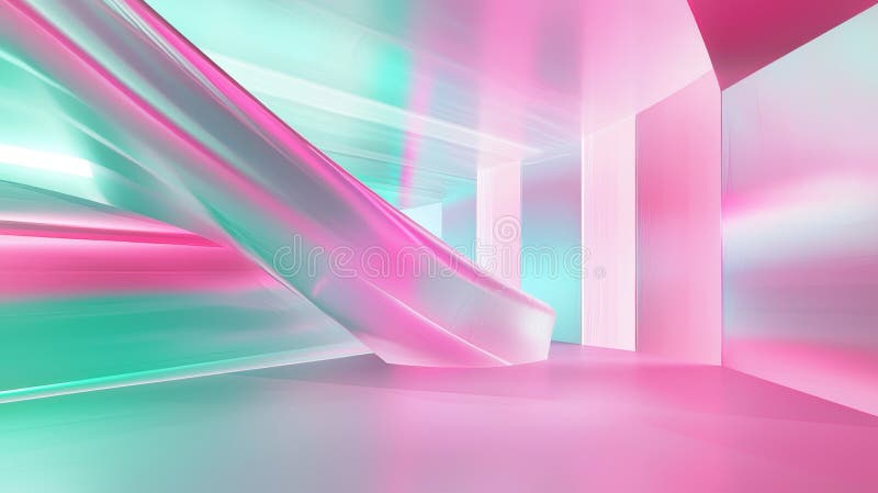 Step into a Mesmerizing, Futuristic World of Vibrant Colors and Sleek ...