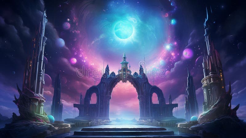 Celestial Gateway Stock Illustrations – 229 Celestial Gateway Stock ...