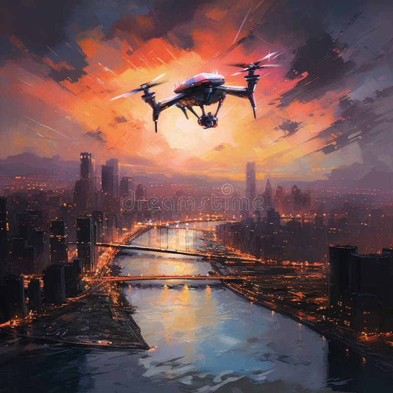 Drone Diaries: a Photographic Narrative of Unmanned Flight Stock Photo ...