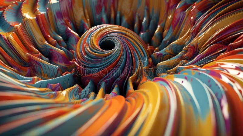 Fluid Enigma: Exploring Psychedelic Ferrofluidal Patterns Stock ...