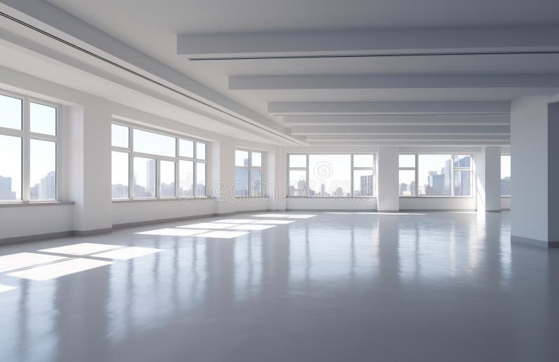 Empty Room Space for Your Imagination Stock Illustration - Illustration ...