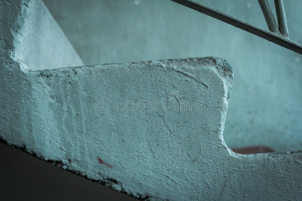 Step of the Old Staircase, Side View Stock Photo - Image of step ...