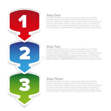Step One Two Three Stock Illustrations – 3,883 Step One Two Three Stock ...