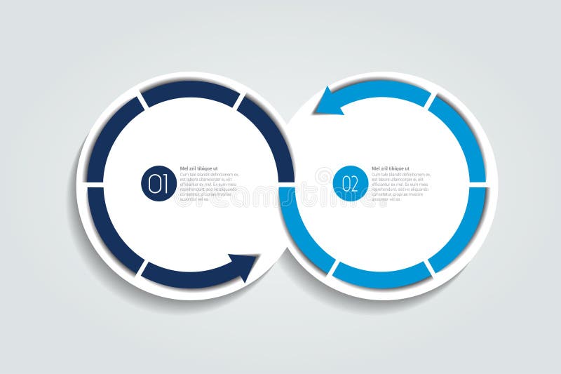 2 Step Options Template, Scheme, Diagram, Chart .Infographic Element ...