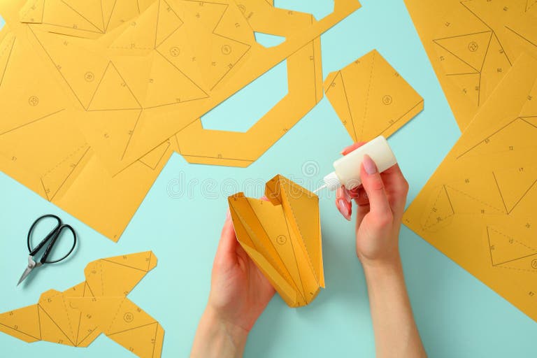 Step-by-step Paper Model Assembly: Crafting Fun with Paper, Scissors ...