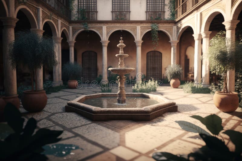 -quality RenderingMedieval Courtyard: Immersive Attention To Detail ...