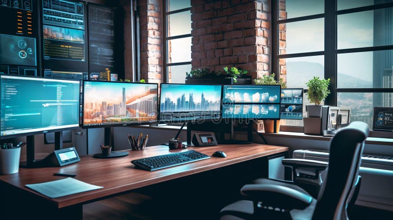 Corporate Ascendancy: a Professional Office Environment Stock ...