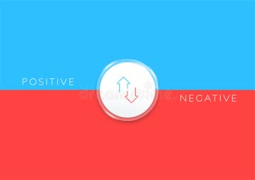 2 Step Positive Negative List Infographic Horizontal Stock Vector ...