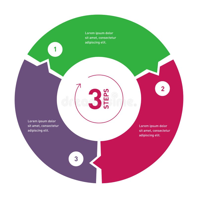 3 Step Process Circle Infographic. Template for Diagram, Annual Report ... 3 Step Process Circle Infographic. Template for Diagram, Annual Report ...