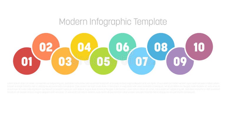 10 Step Infographic Template Stock Illustrations – 10,192 10 Step ...
