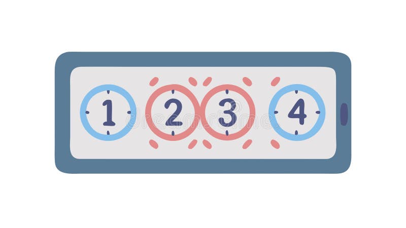 Step-by-Step Progress: Numbered Bar for Sequential Stages, Vector Design Generative AI Stock ...