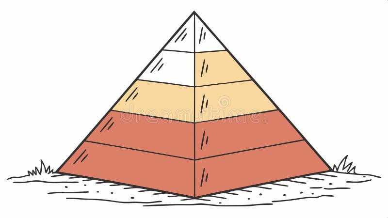 Step Pyramid, Ancient Structure and Architectural History. Vector ...