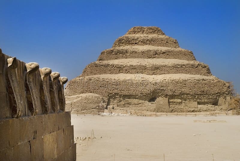Step Pyramid of King Djoser Stock Photo - Image of mummification ...