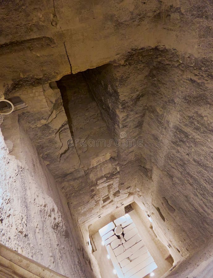 Step Pyramid of Djoser and Its Interior Stock Photo - Image of ...