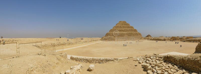 Step Pyramid of Djoser and Its Interior Stock Photo - Image of vast ...