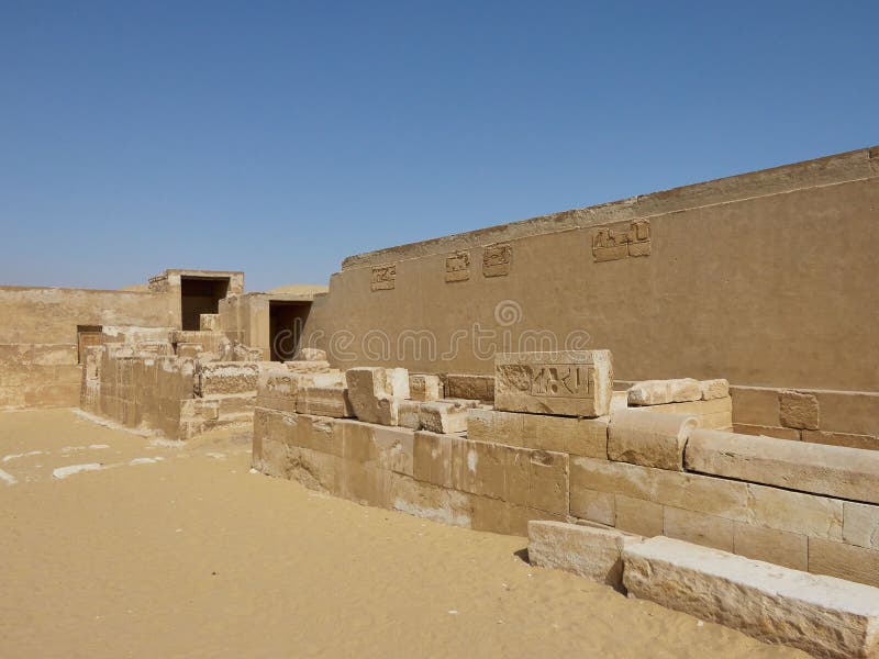 Step Pyramid of Djoser and Its Interior Stock Photo - Image of saqqara ...
