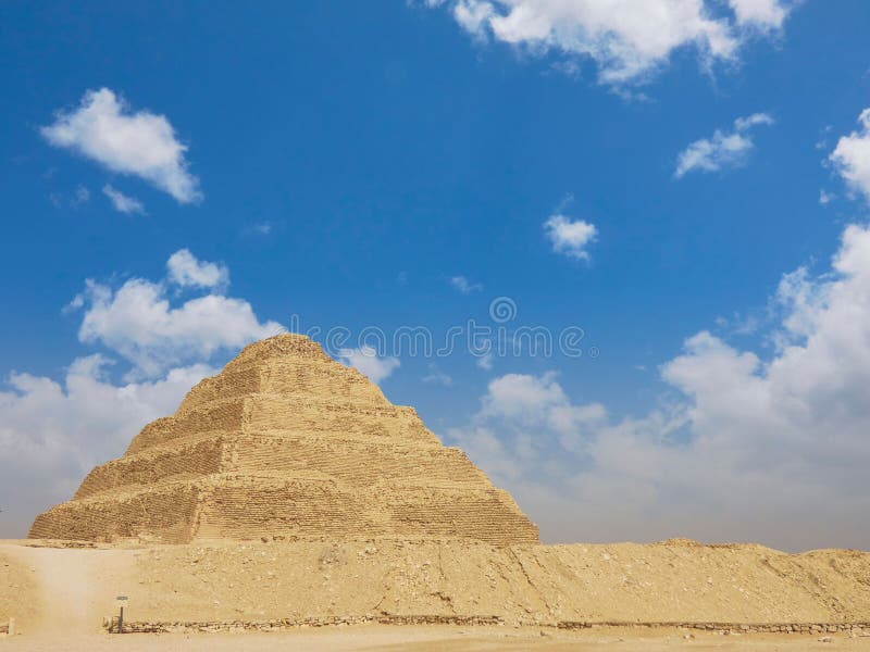 Step Pyramid of Djoser and Its Interior Stock Photo - Image of ruins ...