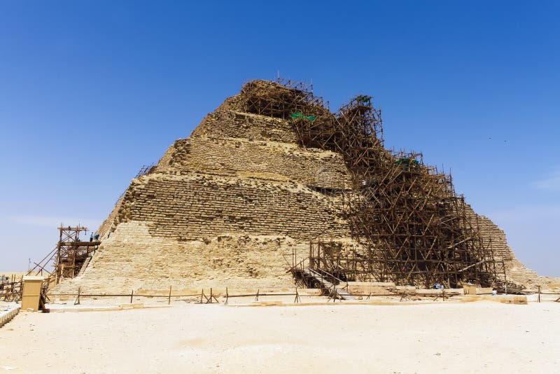 Step Pyramid of Djoser stock photo. Image of zoser, step - 37467168