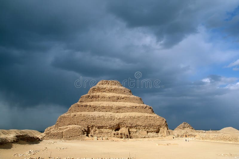 Step pyramid, Egypt stock image. Image of mastaba, desert - 44731839