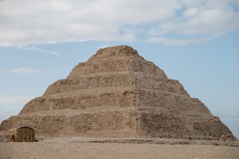 Step Pyramid in Giza stock image. Image of desert, landmark - 270990643