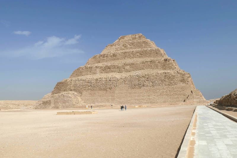 Step Pyramid of Zoser, First Ever Built Editorial Stock Image - Image ...
