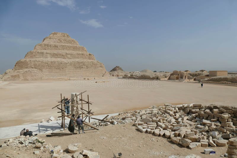 Step Pyramid of Zoser, First Ever Built Editorial Stock Photo - Image ...