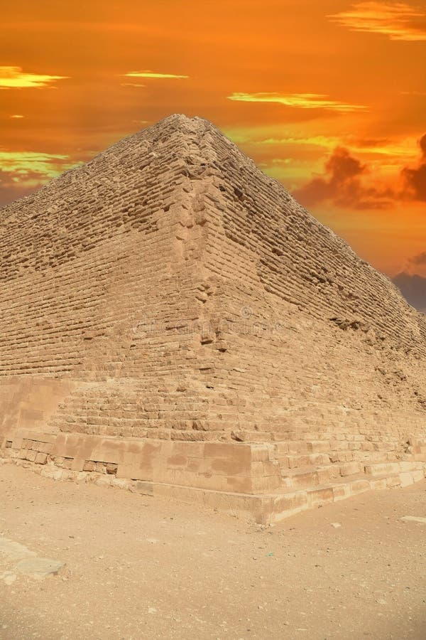 Step Pyramid of Zoser, First Ever Built Stock Image - Image of death ...
