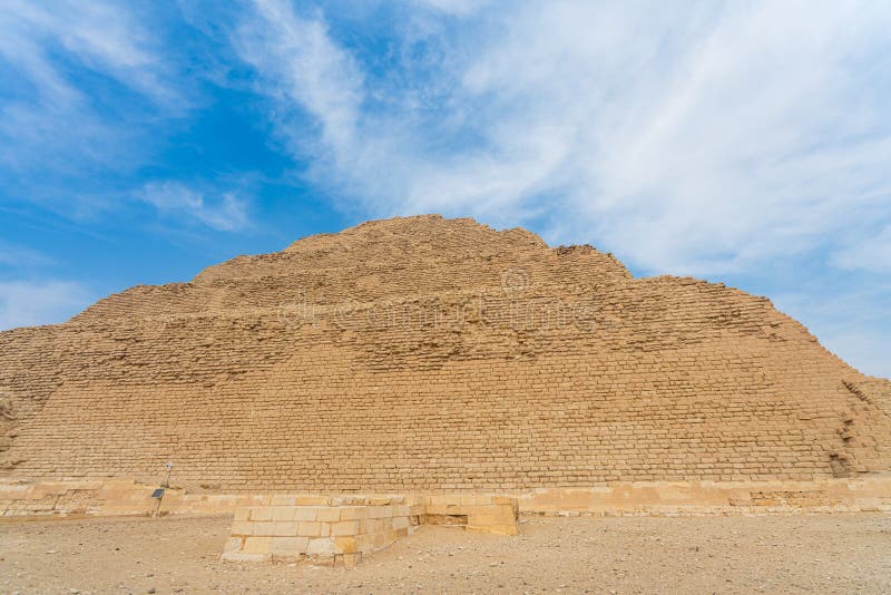Step Pyramid of Zoser in Saqqara, Cairo, Egypt - Ancient Architectural ...