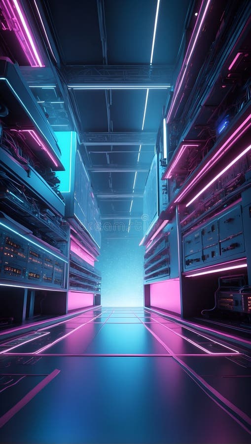 QuantumQuotient S Data Utopia: 3D Dreams Unveiled. AI Generate Stock ...