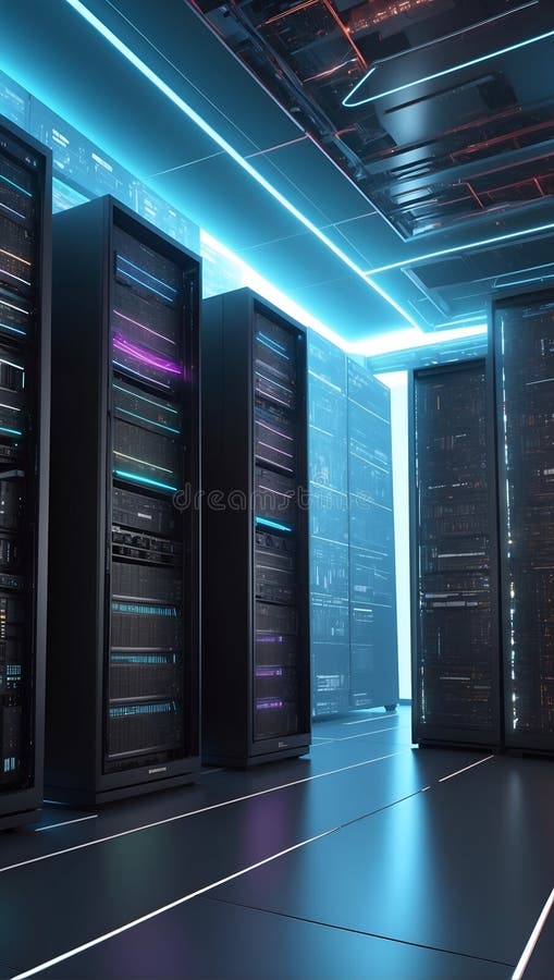 QuantumQuotient S Data Utopia: Technological Elegance. AI Generate ...