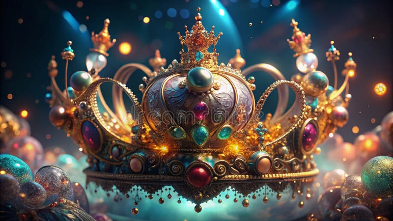 Enchanted Headwear Exquisite Surreal Crown Illustrations for Fantasy Art and Design Inspiration ...