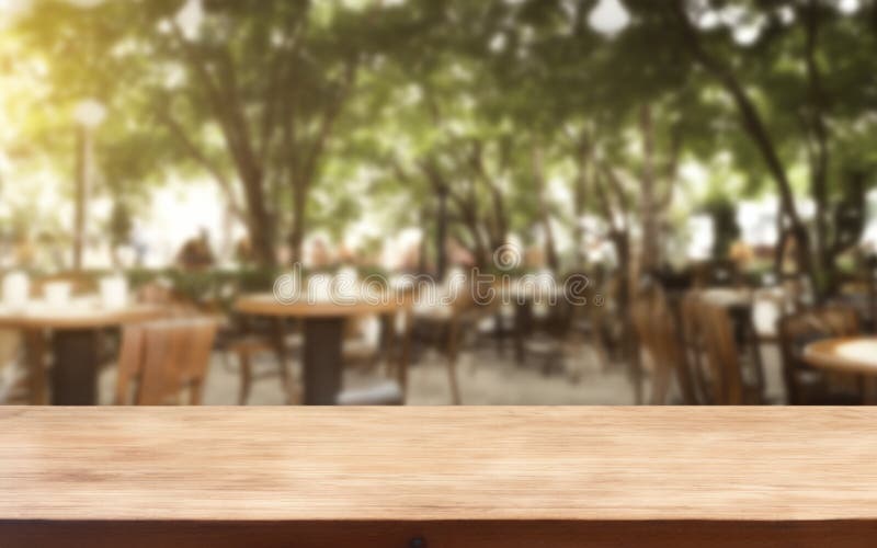 Serenity in Abstraction: Wooden Board Empty Table Background with ...